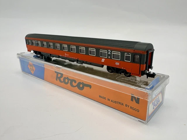 ROCO 24284 N Gauge ÖBB 2nd Class Passenger Coach Boxed #D95 £18.29 ...