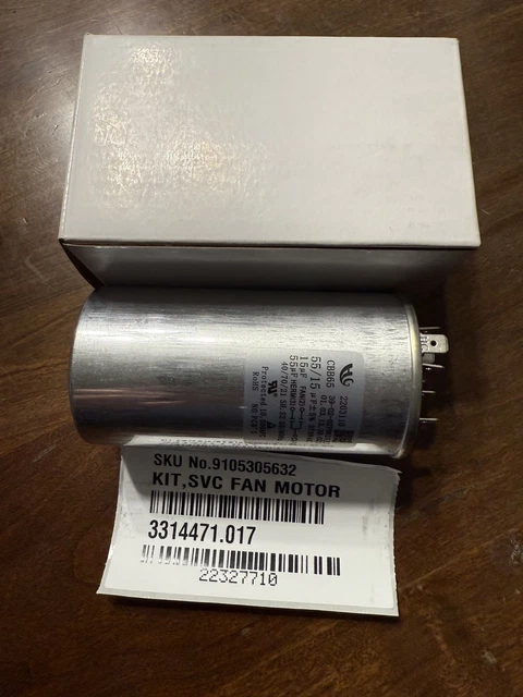 DOMETIC RV AIR Conditioner Motor Capacitor 55/15 MFD 3314471.017 $75.99 ...