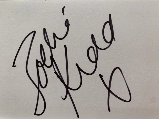 JODIE KIDD MODEL Hand Signed White Card COA Autographed £3.30 - PicClick UK