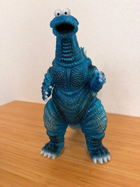 AKAME TENSHI DESK Cookie Godzilla Blue Clear Figure F/S FEDEX £1,226.21 ...