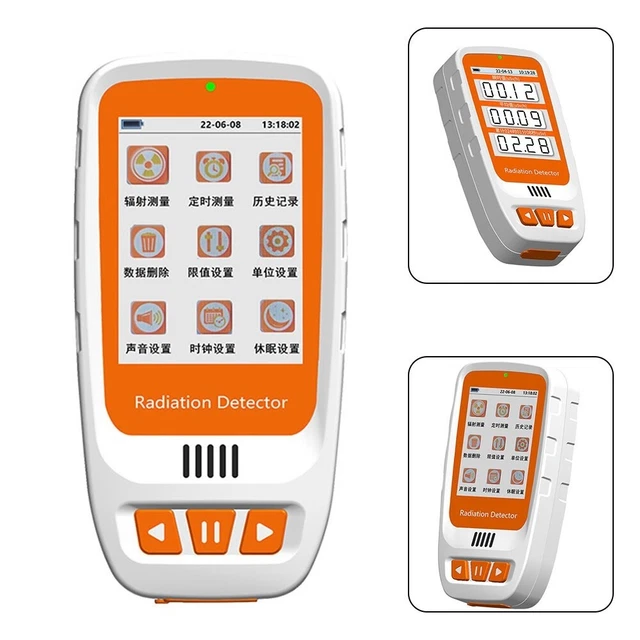 COMPACT GEIGER COUNTER Personal Dosimeter Tester with Liquid Crystal ...