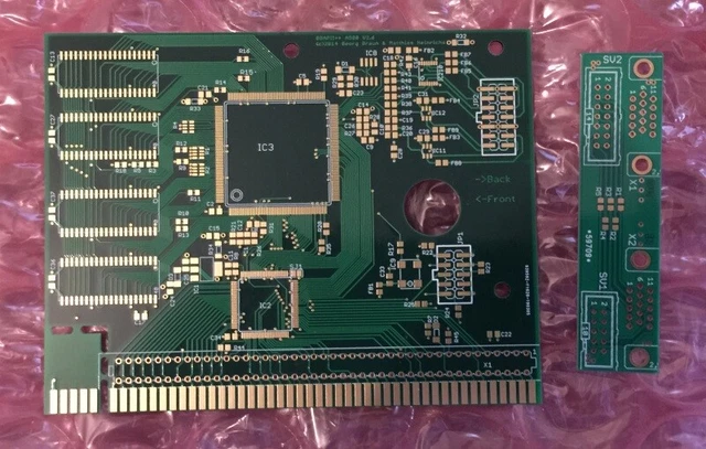 AMIGA GBAPII++ RTG ZORRO II GRAPHICS CARD PCB - 4-Layer ENIG Board ...