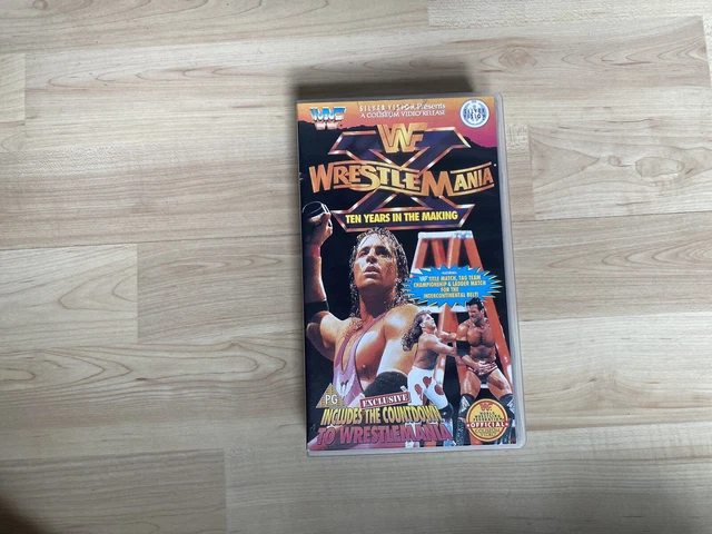 WWE/WWF - WRESTLEMANIA 10 VHS (Rare - WWF Attitude Era Cover) £8.00 - PicClick UK