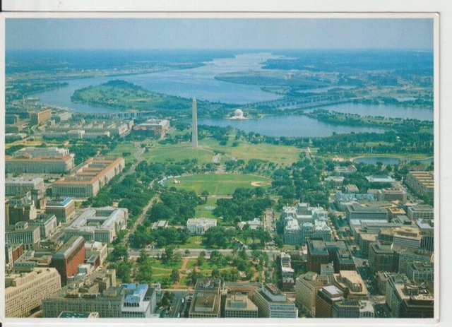 WASHINGTON D.C., USA - Aerial View Of City Colour Postcard £1.44 ...