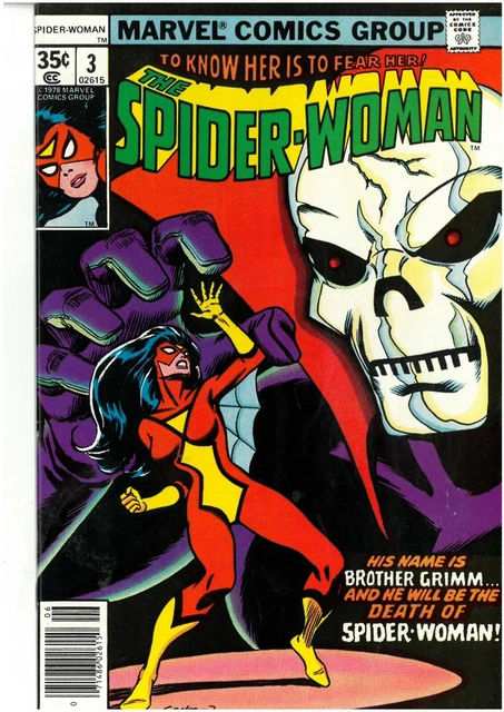 SPIDER-WOMAN 3 1978 Vf+ Spectacular Issue Bronze Age Free Uk Post £50. ...