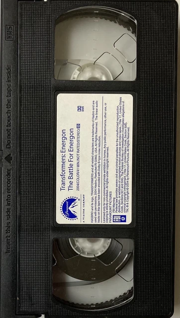 TRANSFORMERS: ENERGON - The Battle for Energon (VHS, 2004) £3.97 ...