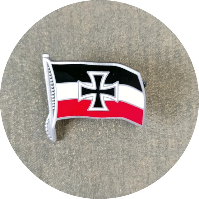 BADGE GERMAN WW1 Navy Jack Flag Iron Cross in Gift Bag 2.6cm x 2.3cm ...