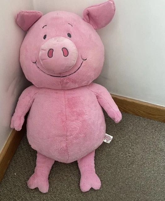LARGE PERCY PIG Plush M&S £15.00 - PicClick UK