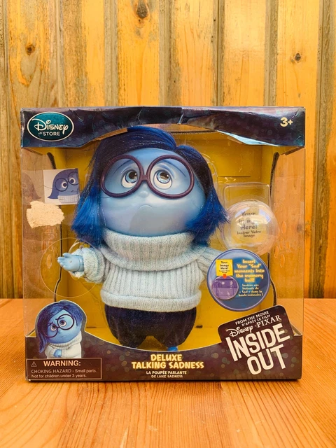 DISNEY STORE EXCLUSIVE Inside Out Deluxe Talking Sadness $79.99 ...