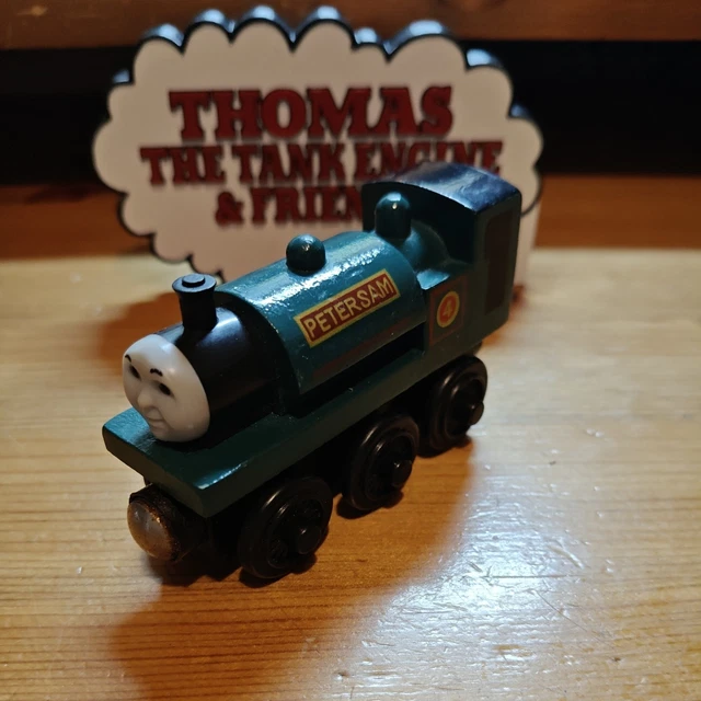 THOMAS & FRIENDS Wooden Railway Train Peter Sam Learning Curve Rare £18 ...
