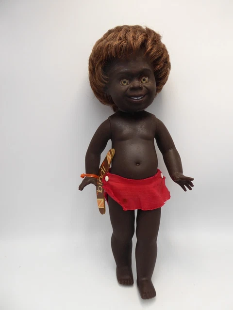 VINTAGE BINDI DOLL AUSTRALIAN ABORIGINAL GIRL METTI 1960s MADE IN ...