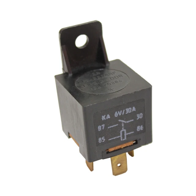 REMOVABLE RELAY RELAY 6Volt 30A 4-pin GDR Ruhla 8671.10 £9.19 - PicClick UK