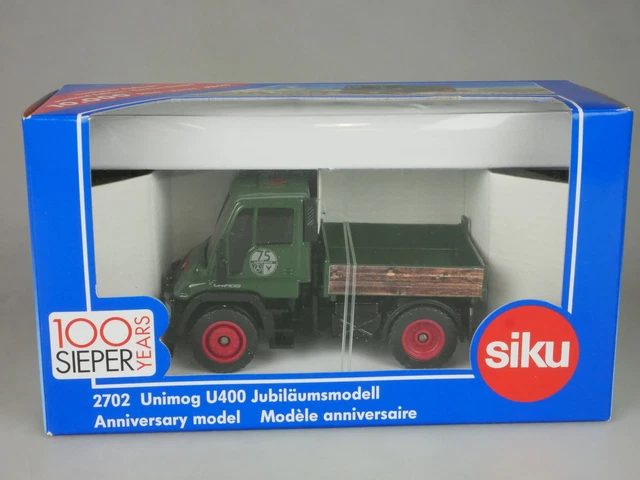 SIKU 1/32 2702 Unimog U400 Jubiläumsmodell 100 years Sieper in OVP Box ...