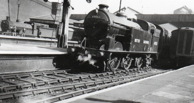 EX LNER CLASS N2/2 0-6-2T No 69552 @ NOTTINGHAM VICTORIA STATION R ...