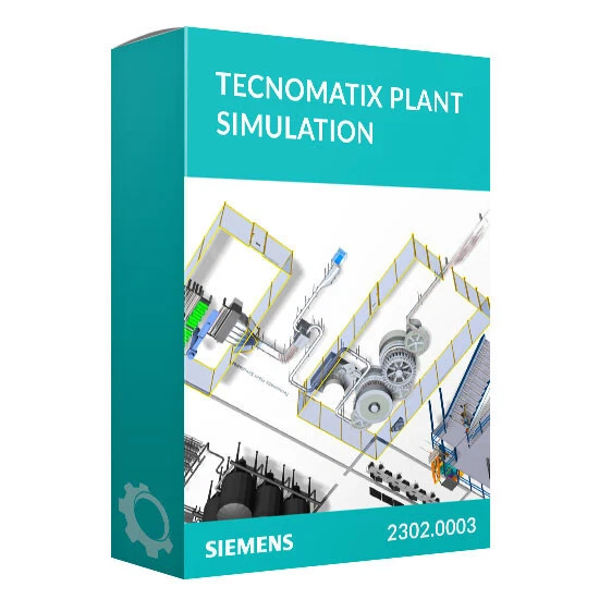 SIEMENS TECNOMATIX PLANT Simulation 2404 (Digital Manufacturing Tool ...