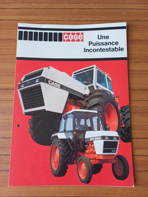 BROCHURE PROSPECTUS TRACTEUR David Brown Case Gamme Tractor Prospectus EUR 7,50 - PicClick FR