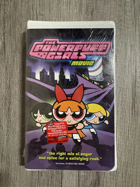 THE POWERPUFF GIRLS Movie VHS Sealed Warner Brothers Watermarks ...