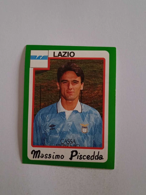 FIGURINA CALCIATORI EUROFLASH 1990 Numero 173 Massimo Piscedda Lazio ...