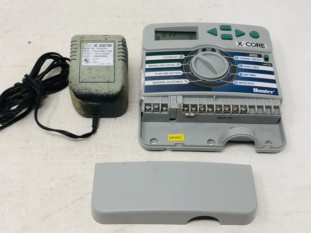 HUNTER X-CORE 4 Station Zone XC400i Sprinkler Irrigation Timer ...