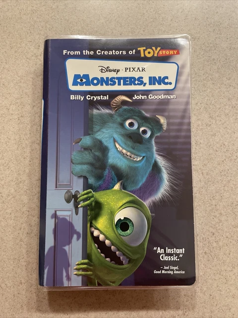 MONSTERS, INC. (VHS, 2002) Disney Pixar Blue Tape Tested Works $14.39 ...