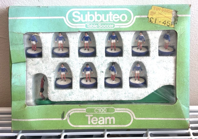 VINTAGE SUBBUTEO TABLE Soccer Team C100 'Scotland' 318 - Original Box £11.11 - PicClick UK