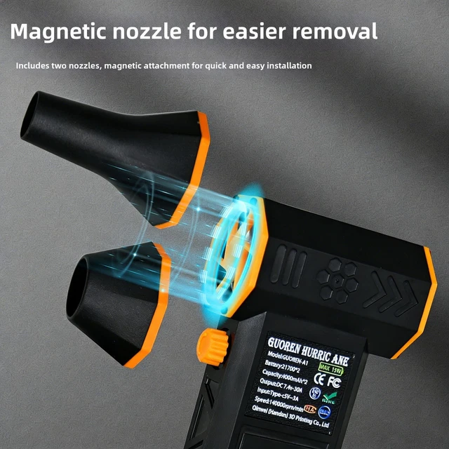 FIIZREAL 240W BRUSHLESS Fan with Type C Port for Reliable and Fast ...