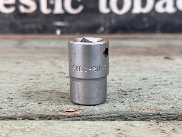 VINTAGE SIDCHROME 14MM 1/2"dr Socket Pre-Series Made in Australia #DC2 ...