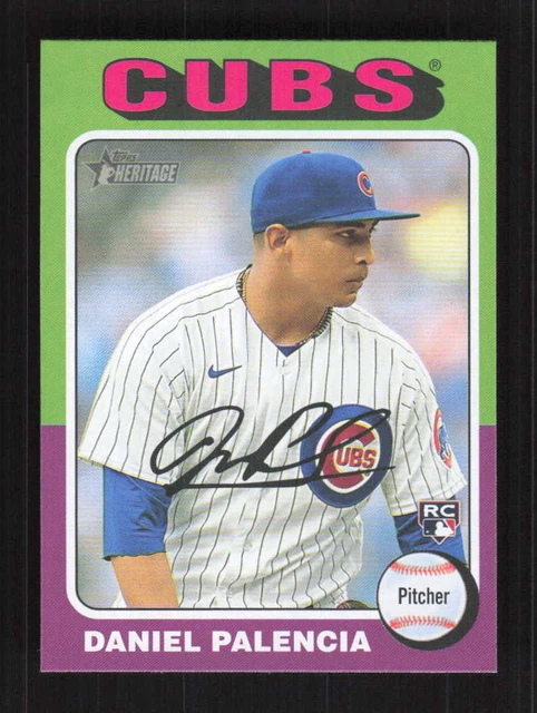 DANIEL PALENCIA RC 2024 Topps Heritage Mini Chicago Cubs #491 EUR 2,23 ...
