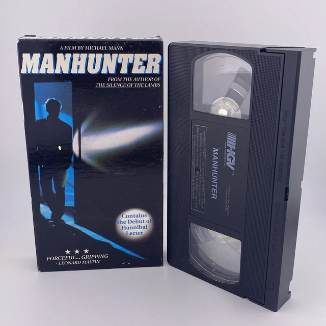 MANHUNTER VHS (1986) Debut of Hannibal Lecter Suspense Horror Thriller ...