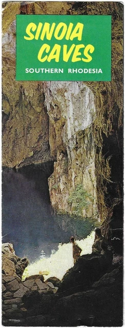 VINTAGE SOUTHERN RHODESIA Brochure Sinoia Caves Photo Images Travel ...