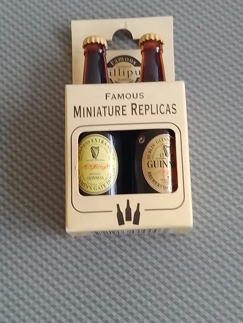 LILLIPUT FAMOUS REPLICA Miniature Btls Featuring The Guinness Brand £10 ...