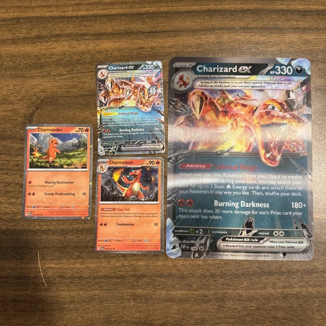 JUMBO LENTICULAR CHARIZARD ex 054/091, Charizard Ex 196 Lot Exclusive ...