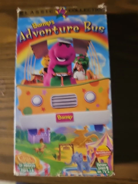BARNEY - BARNEYS Adventure Bus (VHS, 1997) £14.12 - PicClick UK