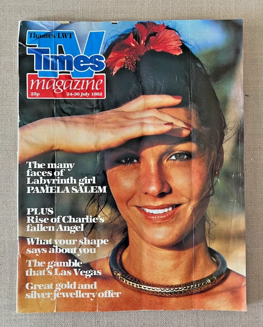 VINTAGE TELEVISION - "UK TV Times" 24-30 Jul 1982 Shelley Hack Charlies ...