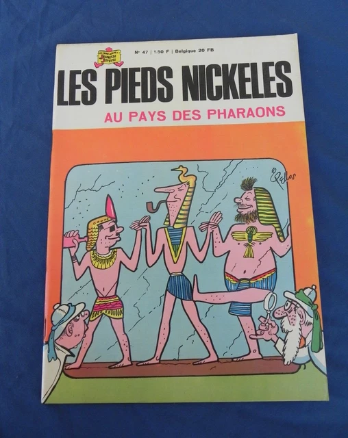 BD : LES PIEDS NICKELES N° 47 AU PAYS DES PHARAONS de 1967 - Dessins de PELLOS EUR 5,00 ...