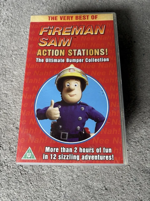 FIREMAN SAM ACTION Stations The Ultimate Bumper Collection Rare Vhs ...