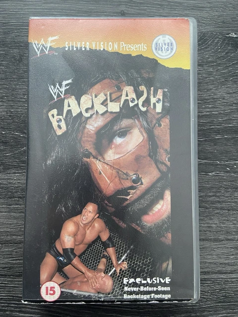 WWF PPV BACKLASH 1999 VHS Video PAL Wrestling Rock, Stone Cold, HHH ...