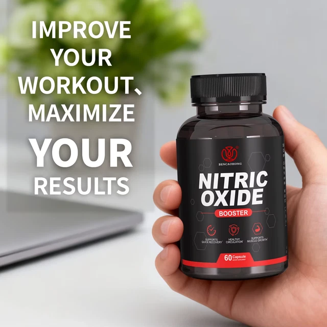 💥 NITRIC OXIDE Booster – Natural Dietary Supplement 60 capsules £18.80 ...