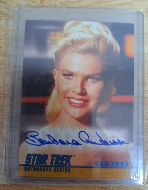 STAR TREK TOS Barbara Anderson A7 Authentic Autograph $60.00 - PicClick CA
