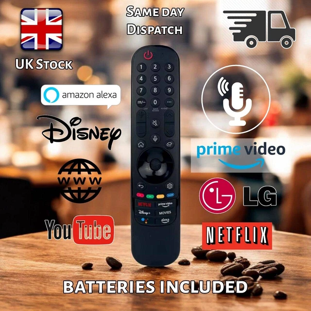 VOICE REMOTE CONTROL Replacement For LG Smart TV Magic Remote MR22GA ...