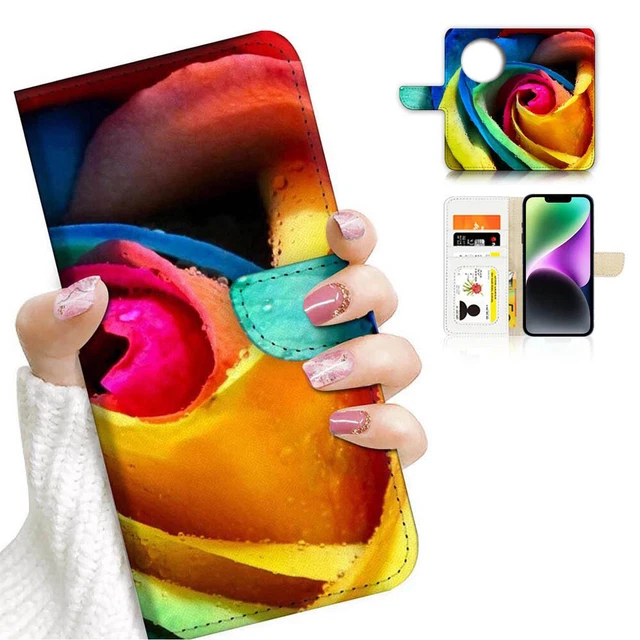 ( FOR OPTUS X Pro 5G 2024 model) Flip Case Cover AJ26260 Colourful Rose ...