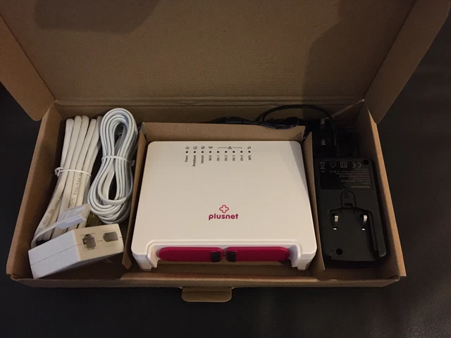 SAGEMCOM MODEL 2704N PlusNet Wireless N300 ADSL2/2+ Router/Modem Brand ...
