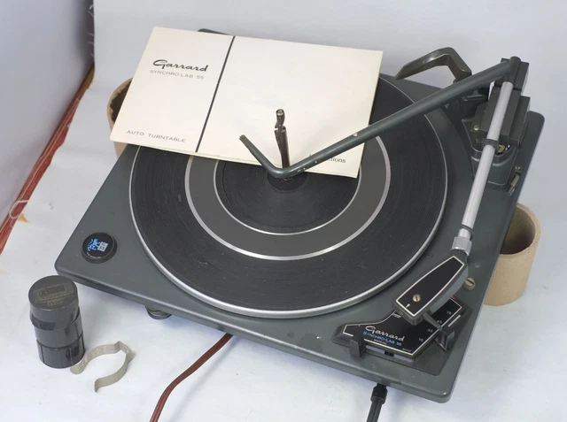 VINTAGE GARRARD SYNCHRO-LAB SL 55 Turntable Record Changer for Repair £ ...