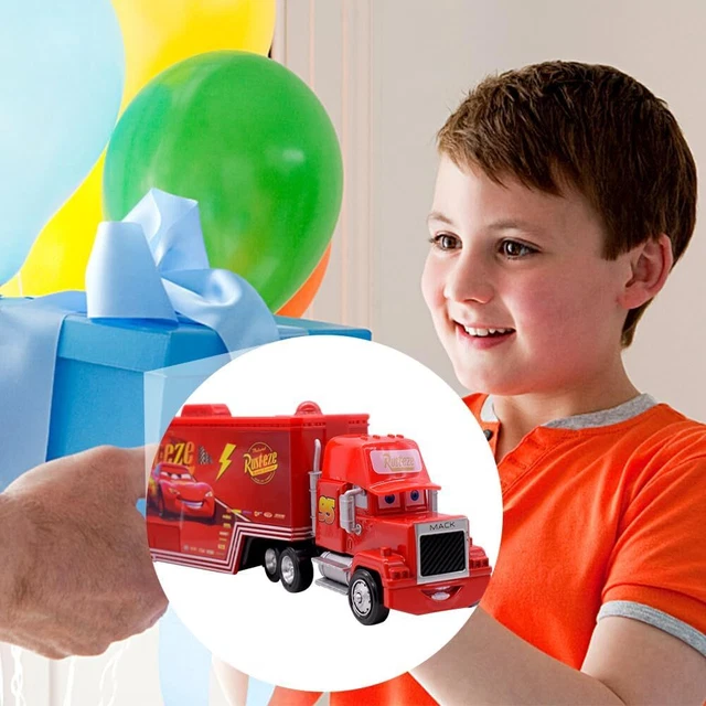 DISNEY PIXAR LATEST Version No.95 Lightning McQueen Mack Hauler Truck ...