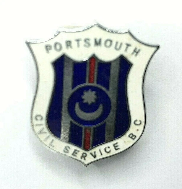 VINTAGE PORTSMOUTH CIVIL service Bowling Club Enamel Badge £24.73 ...