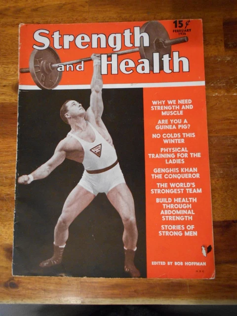 STRENGTH & HEALTH bodybuilding muscle magazine GORDON VENABLES 2-36 £14 ...