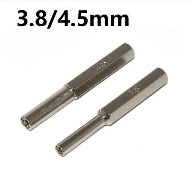 PRACTICAL SCREWDRIVER BIT Security Tool 3.8mm + 4.5mm 1/2pcs 50mm ...