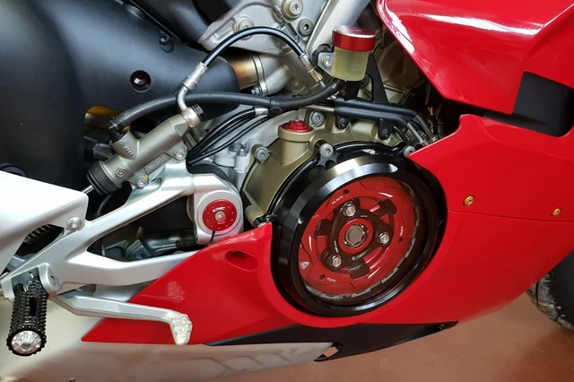 CNC RACING CARTER Embrayage Transparent Ducati Panigale V4/S 2018-2023 ...