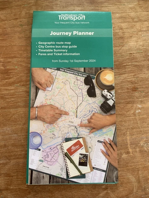NOTTINGHAM CITY TRANSPORT Journey Planner and Route Map 1 Sept 2024 ...