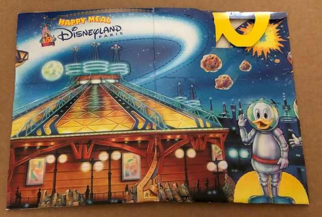 1990'S MCDONALDS HAPPY MEAL BOX FROM DISNEYLAND PARIS MICKY MOUSE ...
